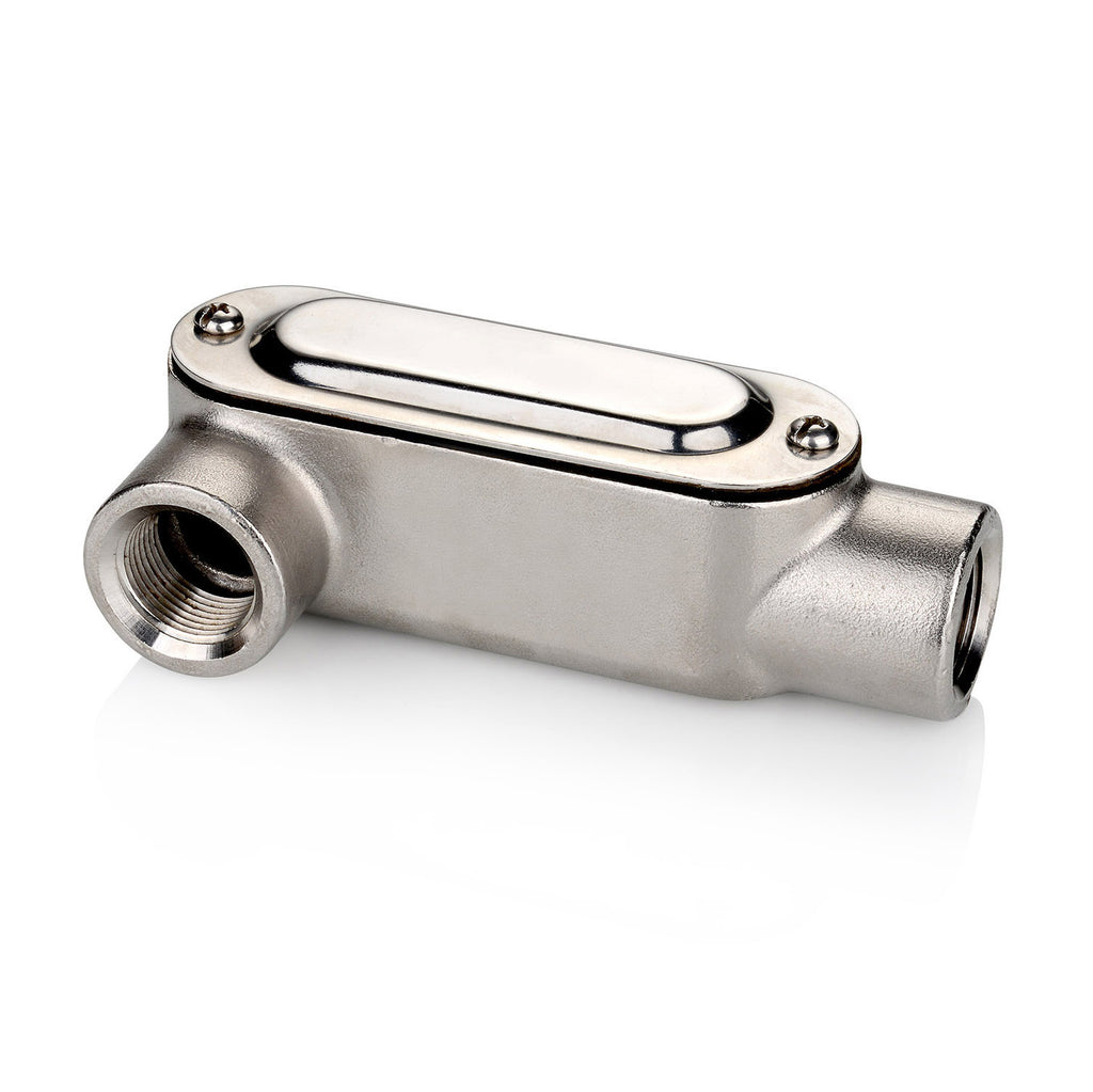 Conduit Body, RIGID/IMC, Type LR, w/Cover & Gasket, Stainless Steel ...