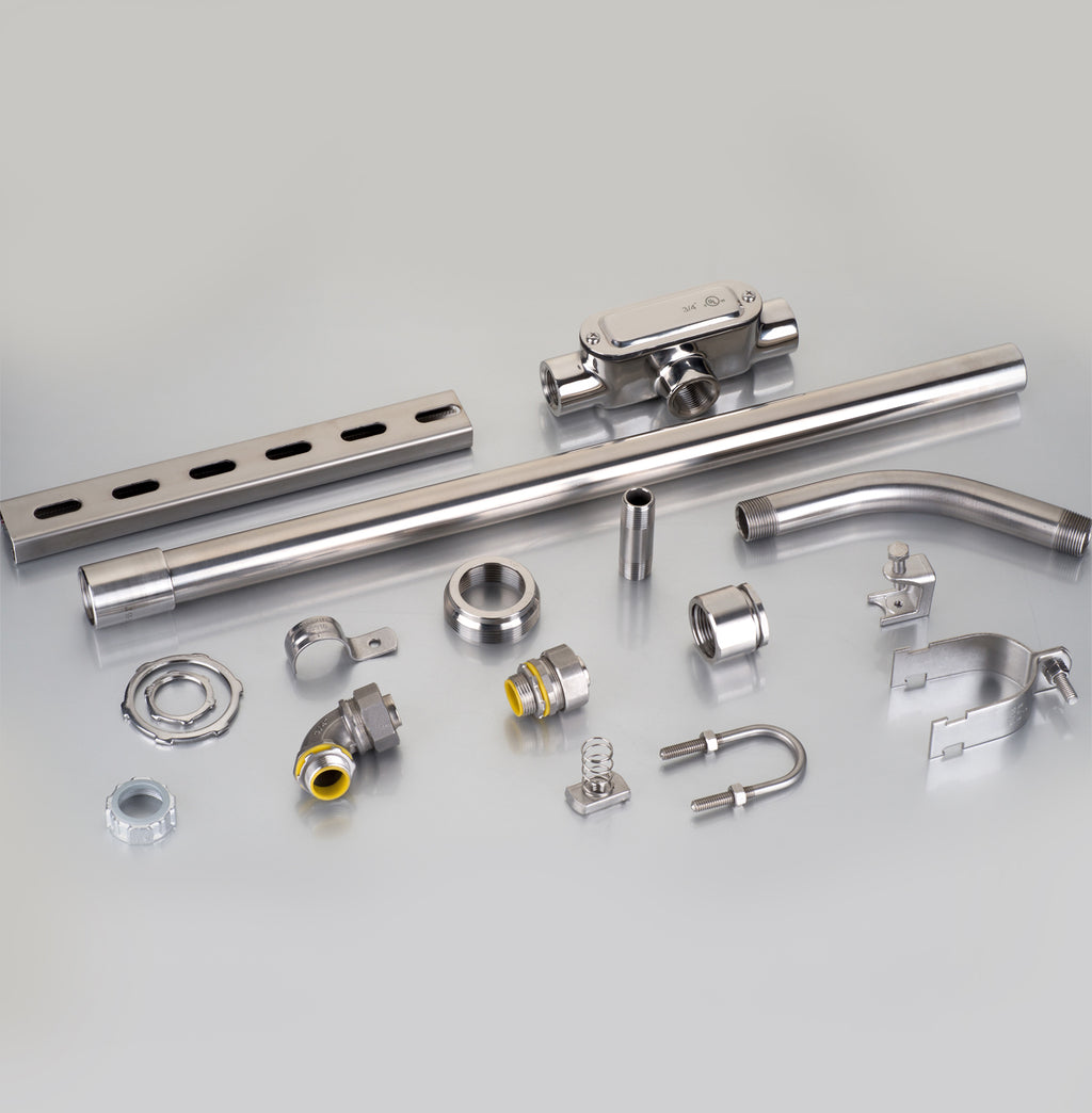 Water-Tight Hubs, Insulated, w/Bonding Screw, RIGID, Stainless Steel ...